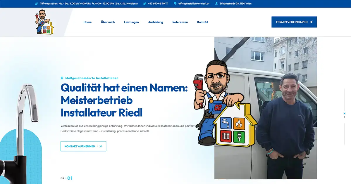 Installateur Riedl ihr Profi für Installationen & Heizungsservice